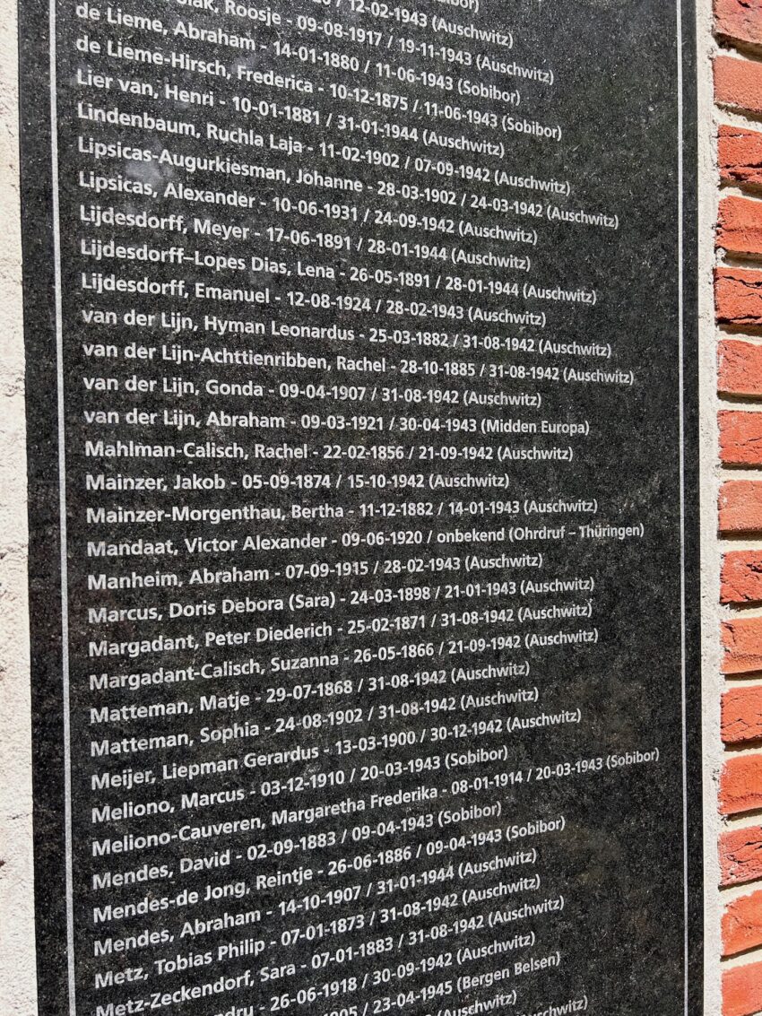 Haarlem Jewish Monument – I Becoming Dutch
